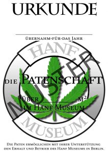 Patenschaft im Hanf Museum - Hanf Museum